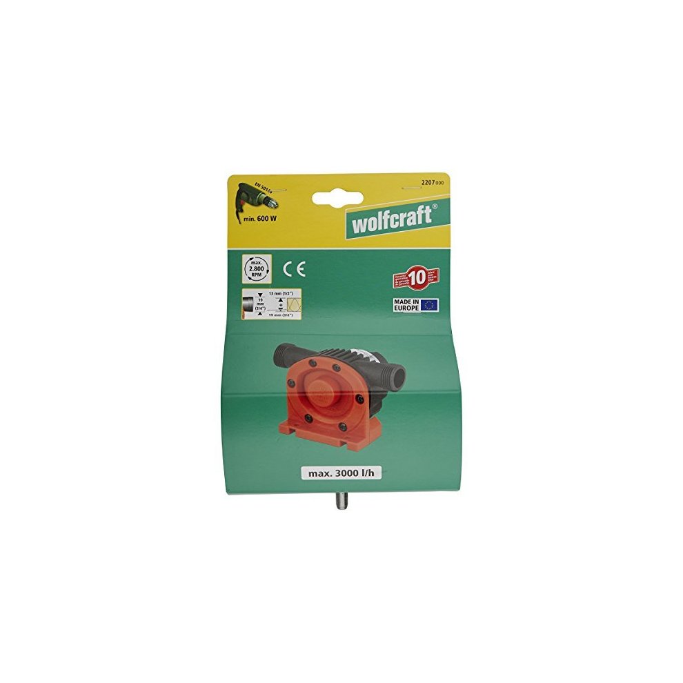 Pumpa za vodu 3000l/h Wolfcraft 2207000 – Unibau